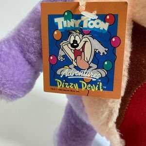 Toys | Vintage 199 Tiny Toons Dizzy Devil 10 Plush Tazmanian Devil Baby ...